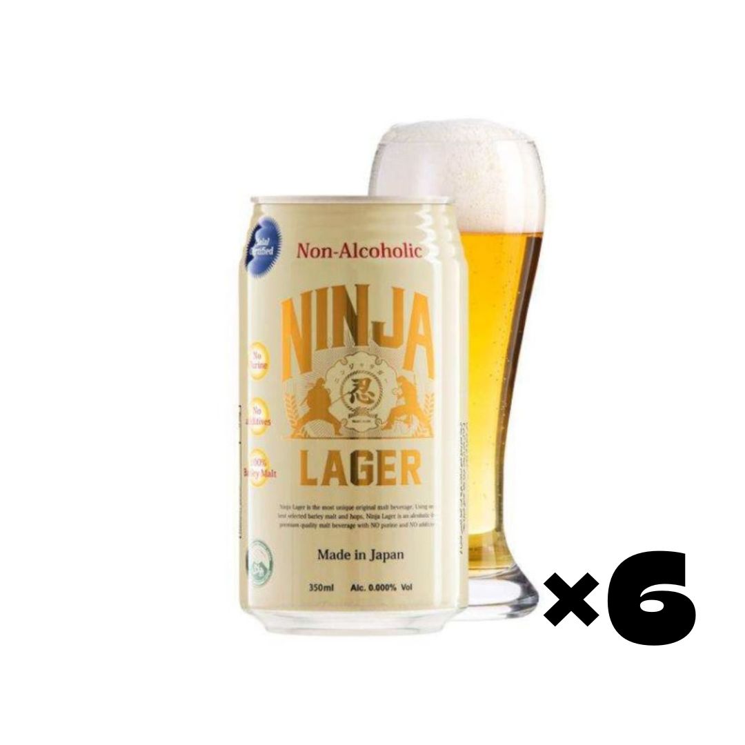 NIPPON BEER Ninja 350ml(Alcohol Free Beer) x 6ea – Sake Ichiban