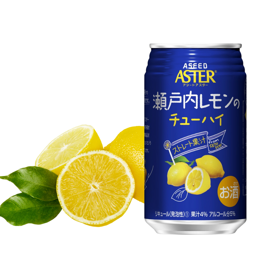 ASTER Lemon Chuhai 350ml x 4 – Sake Ichiban